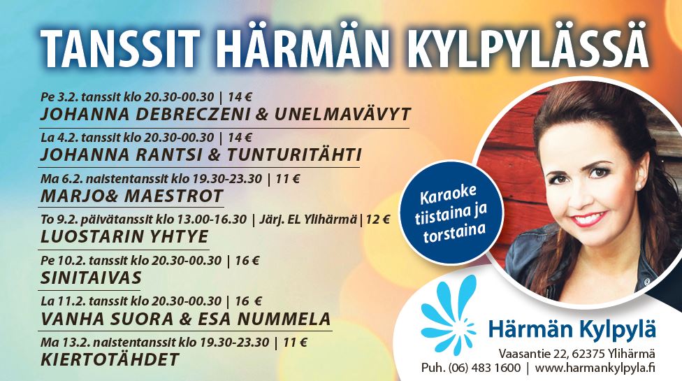 Lomatarjoukset - Härmän Kylpylä