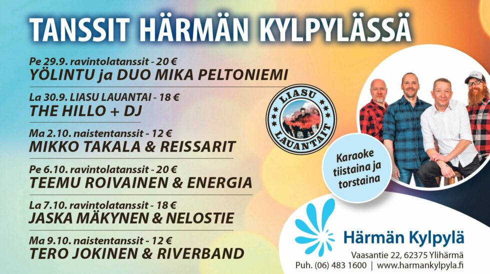 Lomatarjoukset - Härmän Kylpylä
