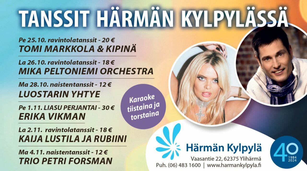 Lomatarjoukset - Härmän Kylpylä