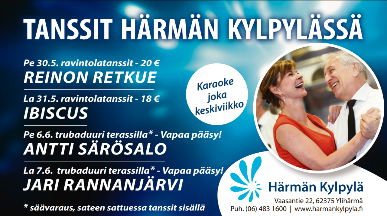 Lomatarjoukset - Härmän Kylpylä
