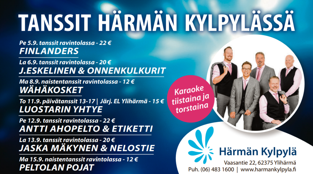 Lomatarjoukset - Härmän Kylpylä