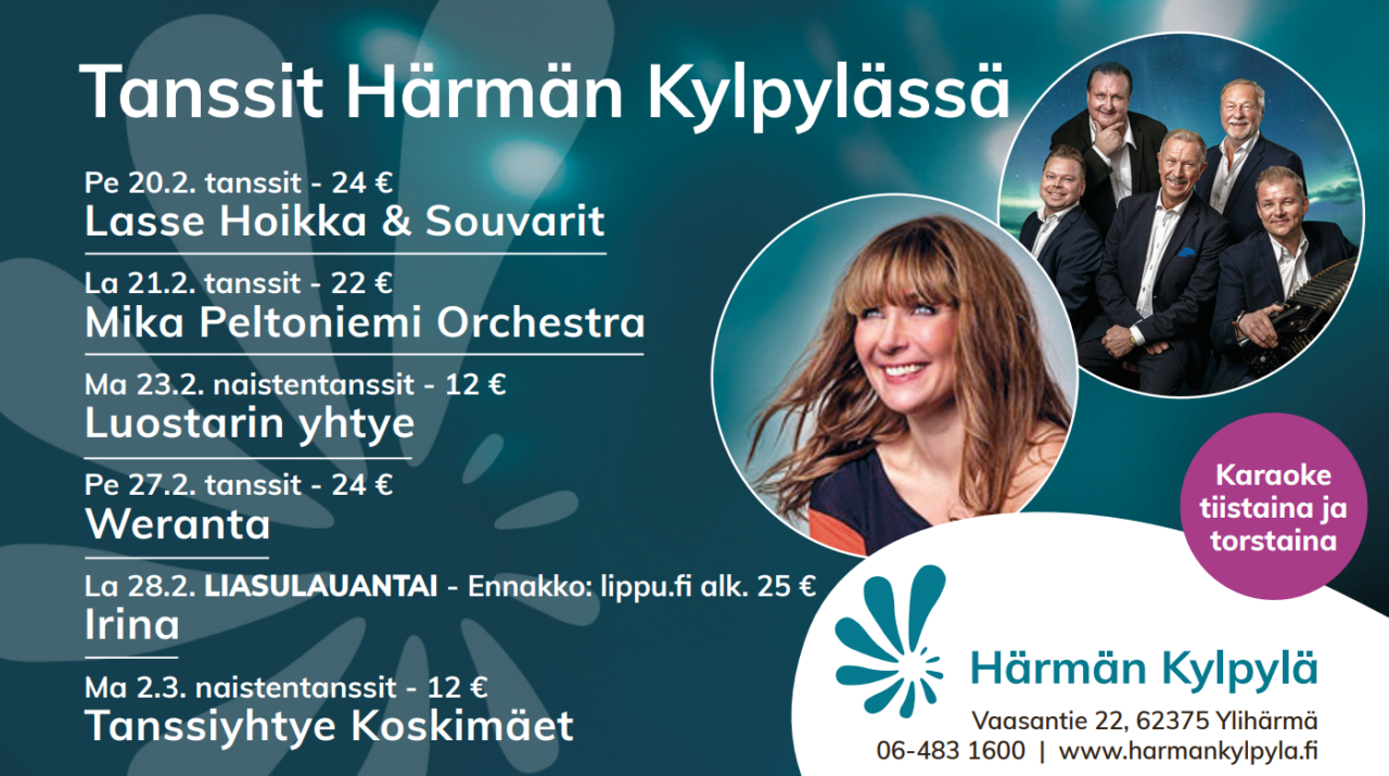 Lomatarjoukset | Härmän Kylpylä