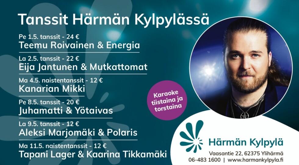 Lomatarjoukset | Härmän Kylpylä